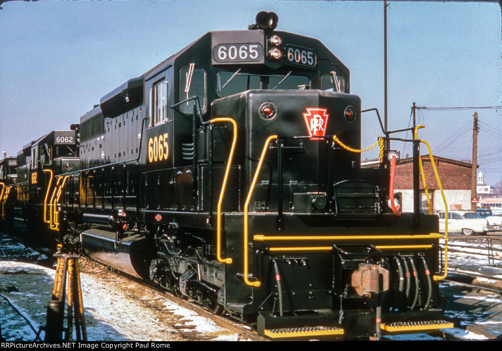 PRR 6065, PRR 6062, New EMD SD40